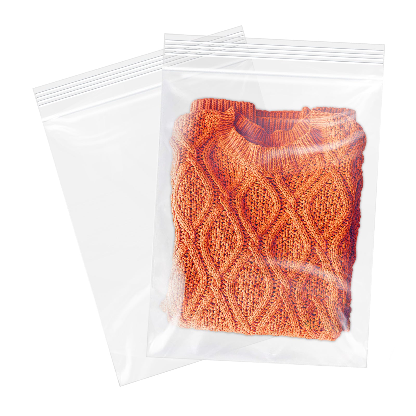 2.0 Mil, 12" x 18" Reclosable Poly Bags-Zip Lock Bags 100 pack – iMailer